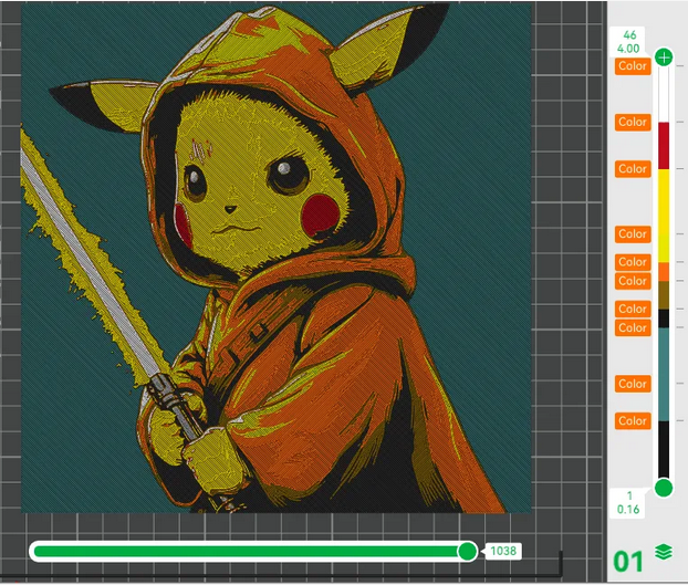 Jedi Pikachu by Bedlam Threadz | Printables Store