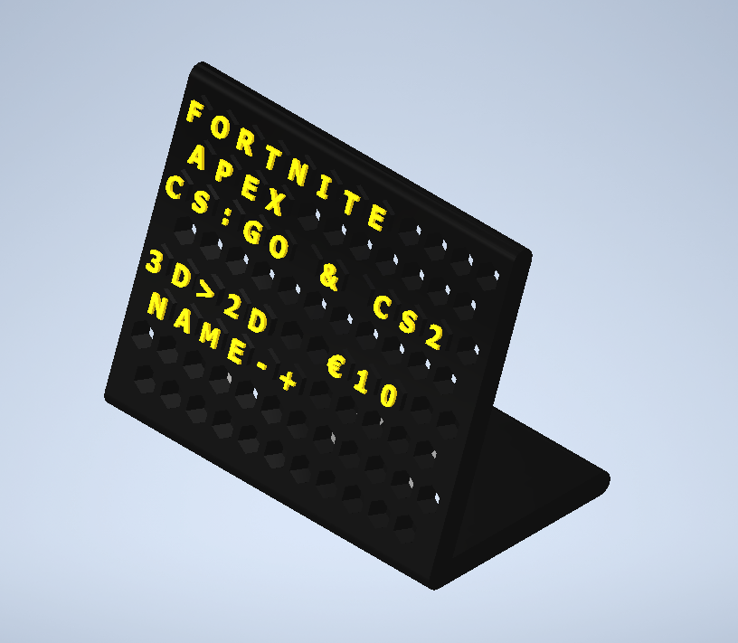 Customizable Letter Board by Designer | Download free STL model ...