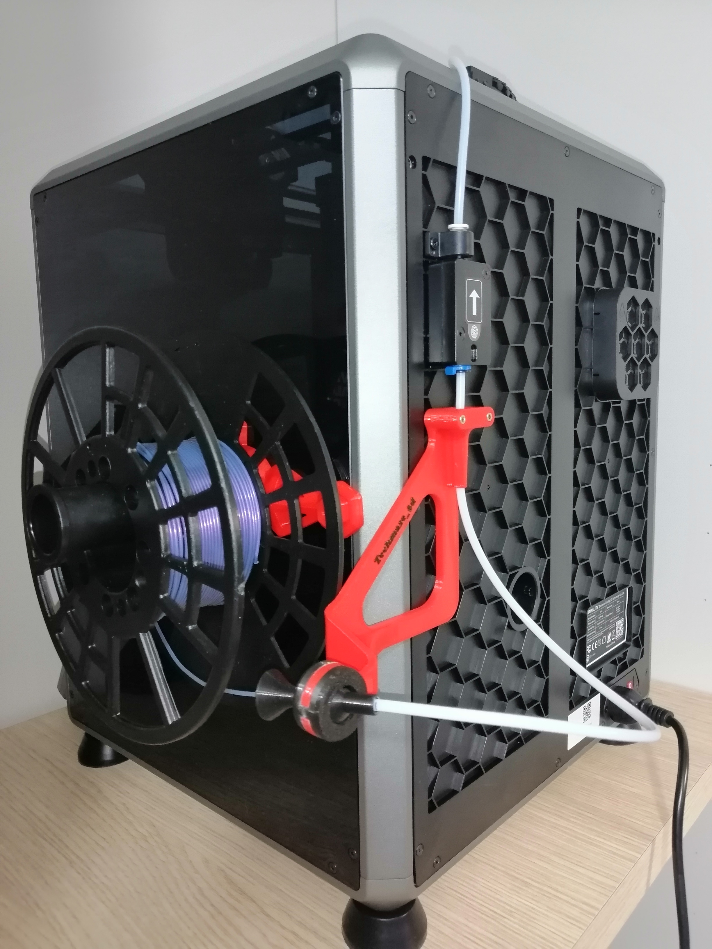 Creality K1C filament spool side support lane V2 por Techmase_3D ...