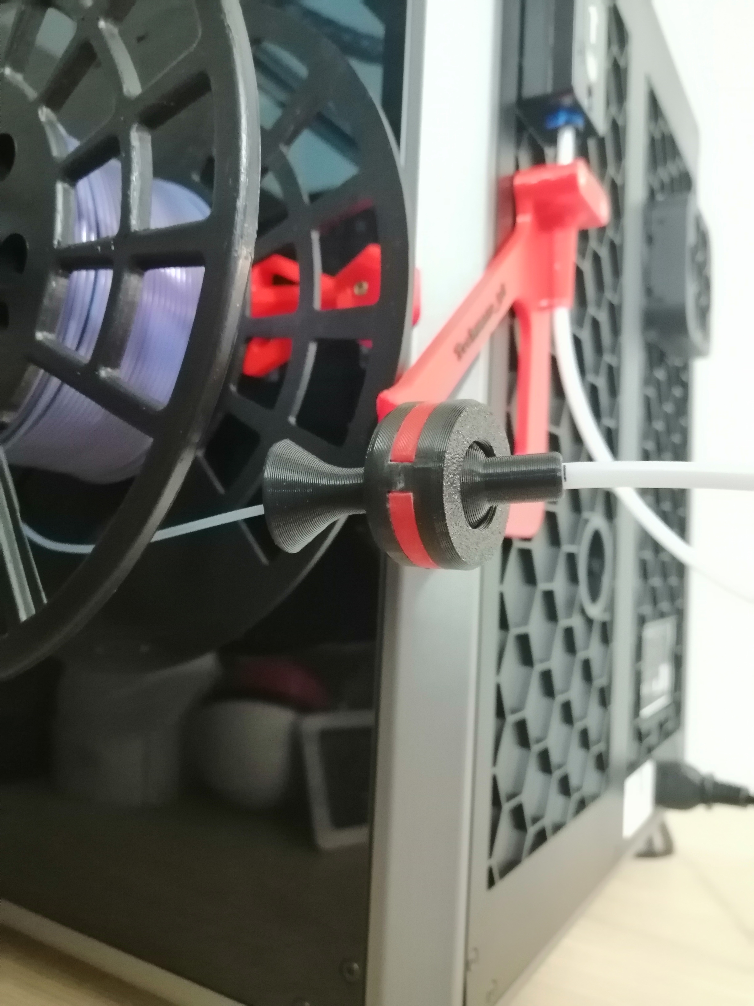 Creality K1C filament spool side support lane V2 por Techmase_3D ...