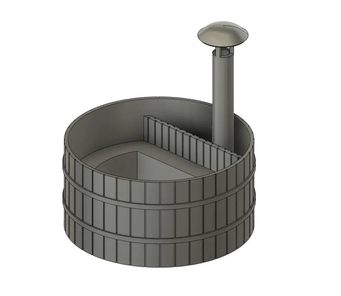 Miniature Hot Tub by jakkra | Download free STL model | Printables.com
