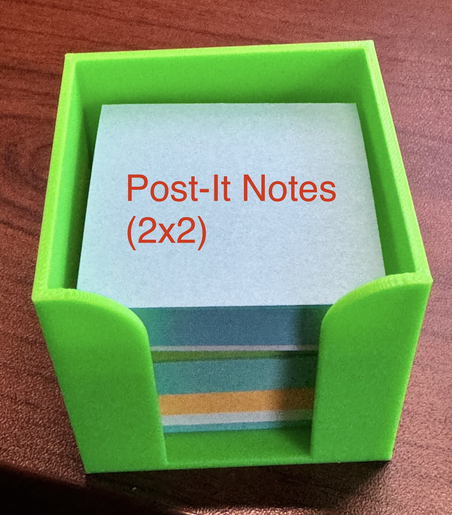 Post-IT holder for "Medium" POST-IT notes, 2x2 Post-It by 3dguy ...