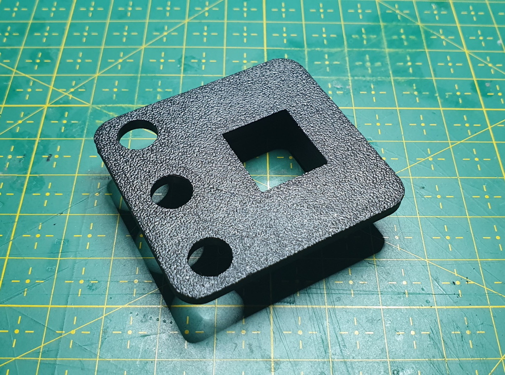 Single Keystone Rack Mount Bracket (for RJ45 couplers or similar) by ...