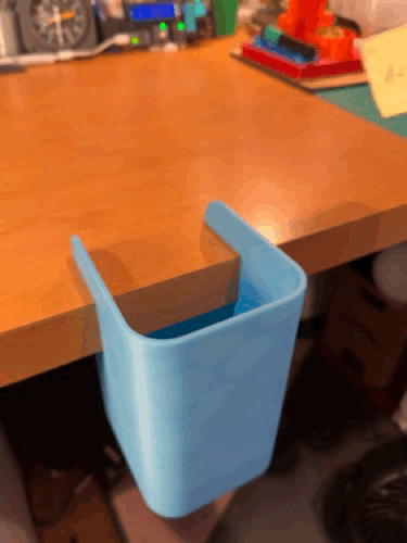Clamp-on Desk Organizers - Pen Holder & Trash Bin by Lins | Download ...