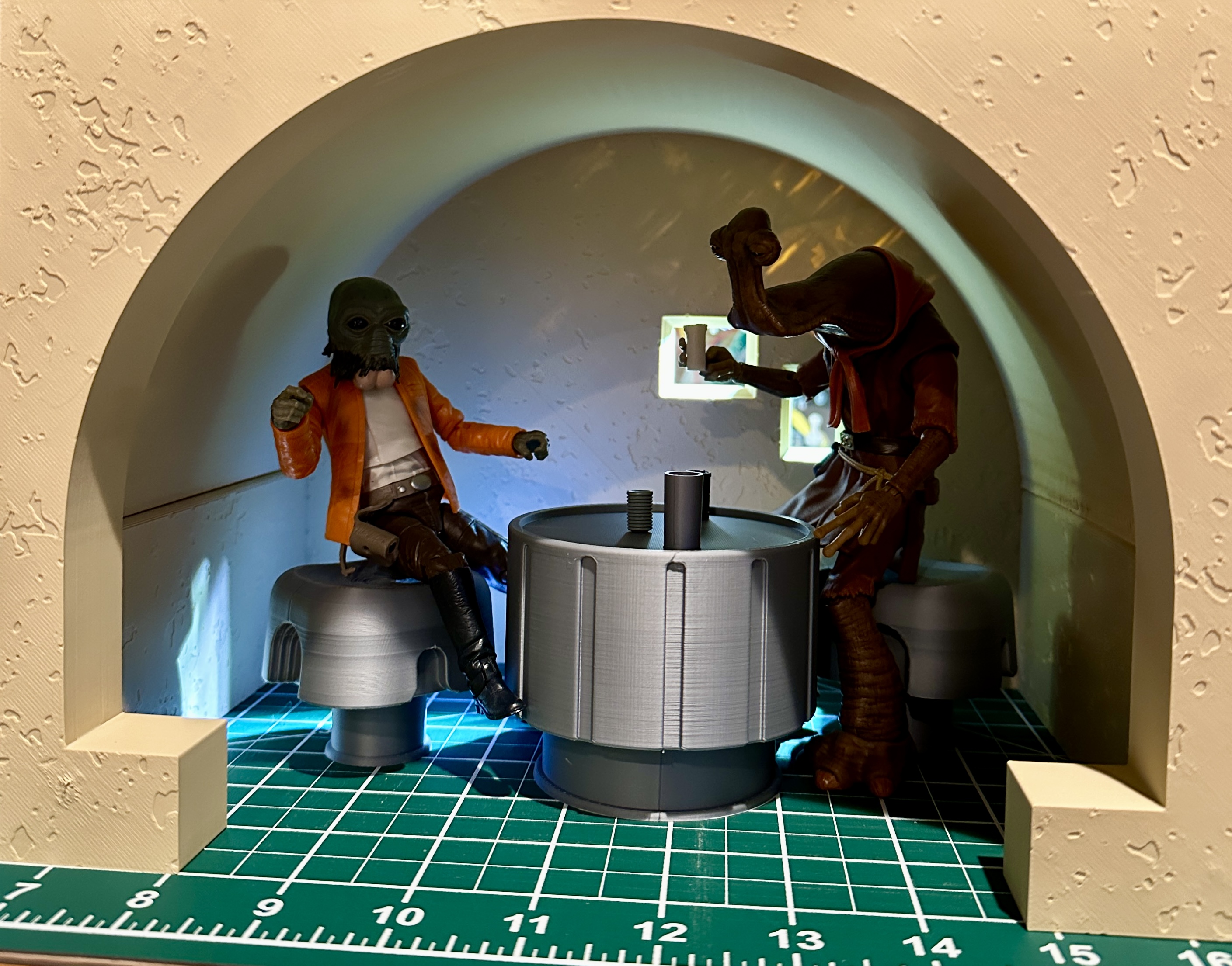 Star Wars Cantina Dining Set - Black Series von Lins | Kostenloses STL ...