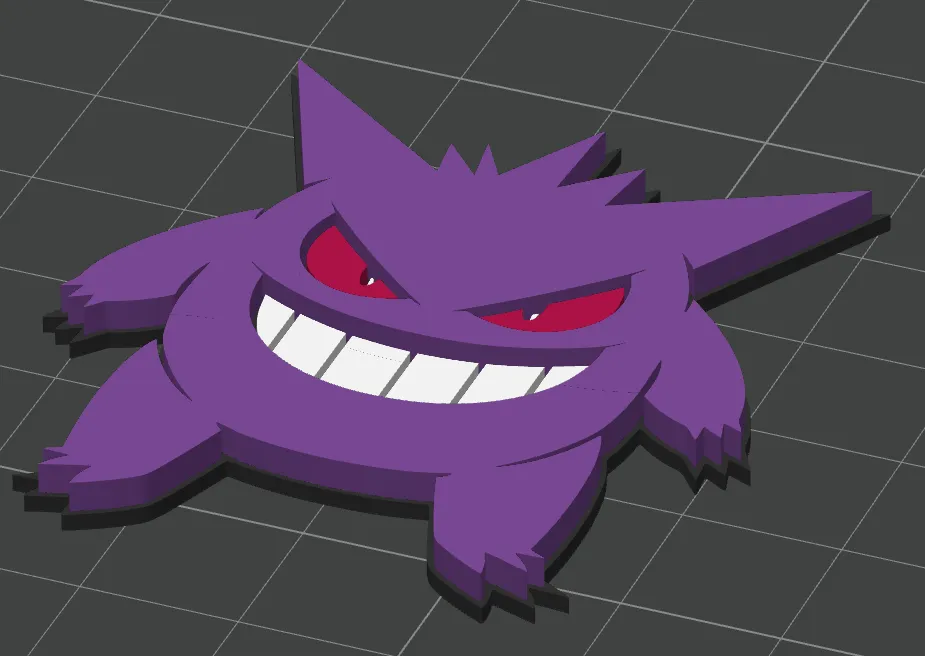 gengar by Guillermo Ricardo Gomez Medina | Download free STL model ...