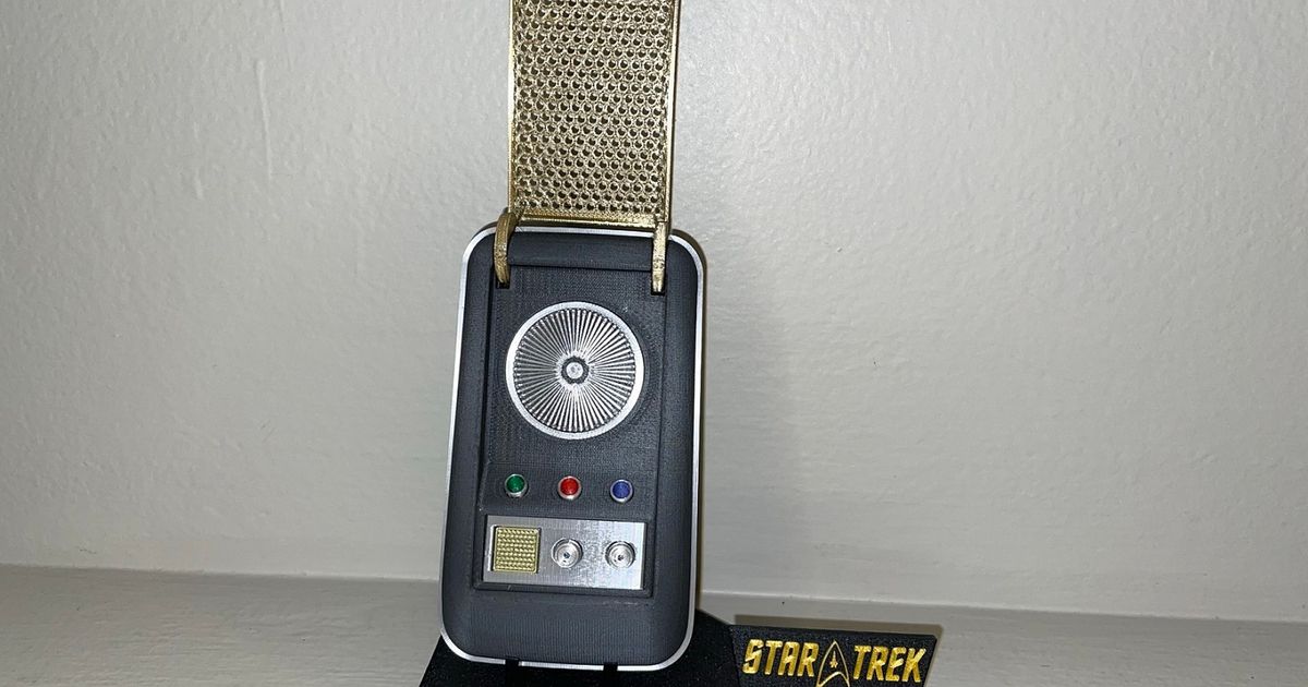 Star Trek TOS Communicator Kit by 𝗨𝗻𝗶𝗺𝗮𝘁𝗿𝗶𝘅𝗥𝗲𝗱🪐🌠 | Download free STL ...