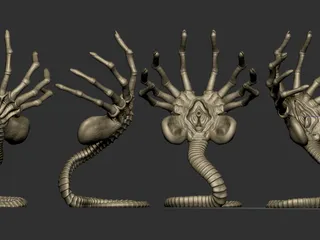 Facehugger project by Wekster | Download free STL model | Printables.com