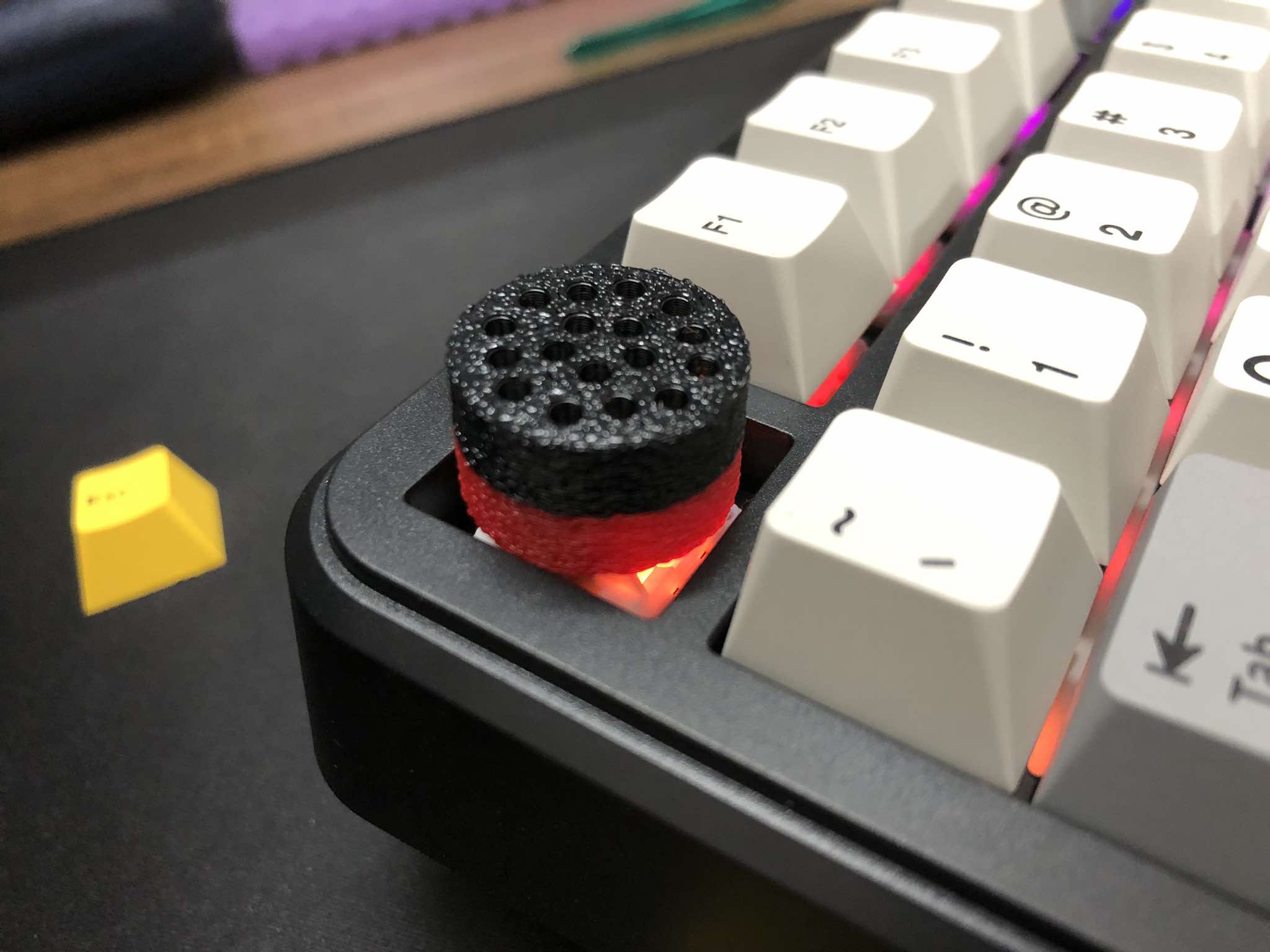 Honeycomb Charcoal Keycap por Patrick Tăng | Descargar modelo STL ...