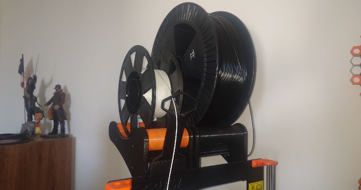 Auto-Rewind spool holder v2 - for Prusa mk3 da Dominik Chuchlík ...