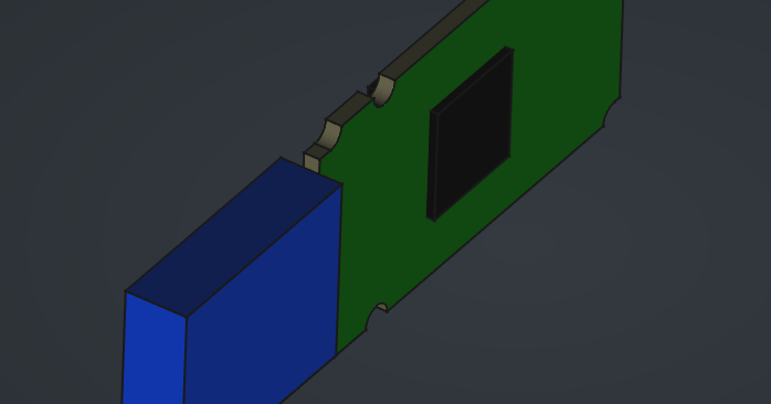 barebones usb stick pcb by kuzu | Download free STL model | Printables.com