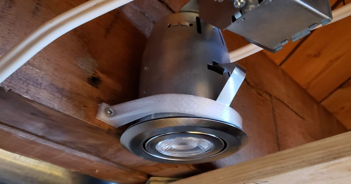 Recessed light support for open ceiling - 3 in by SilentCarrier ...