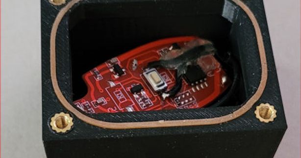 Push-button housing for pole mounting for remote control wireless relay ...