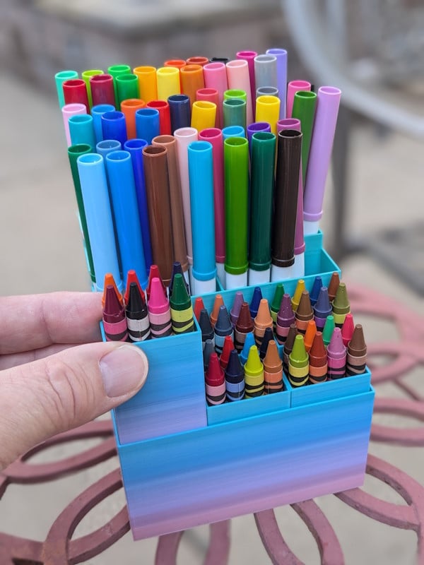 Crayons and Markers Box by Audi | Download free STL model | Printables.com
