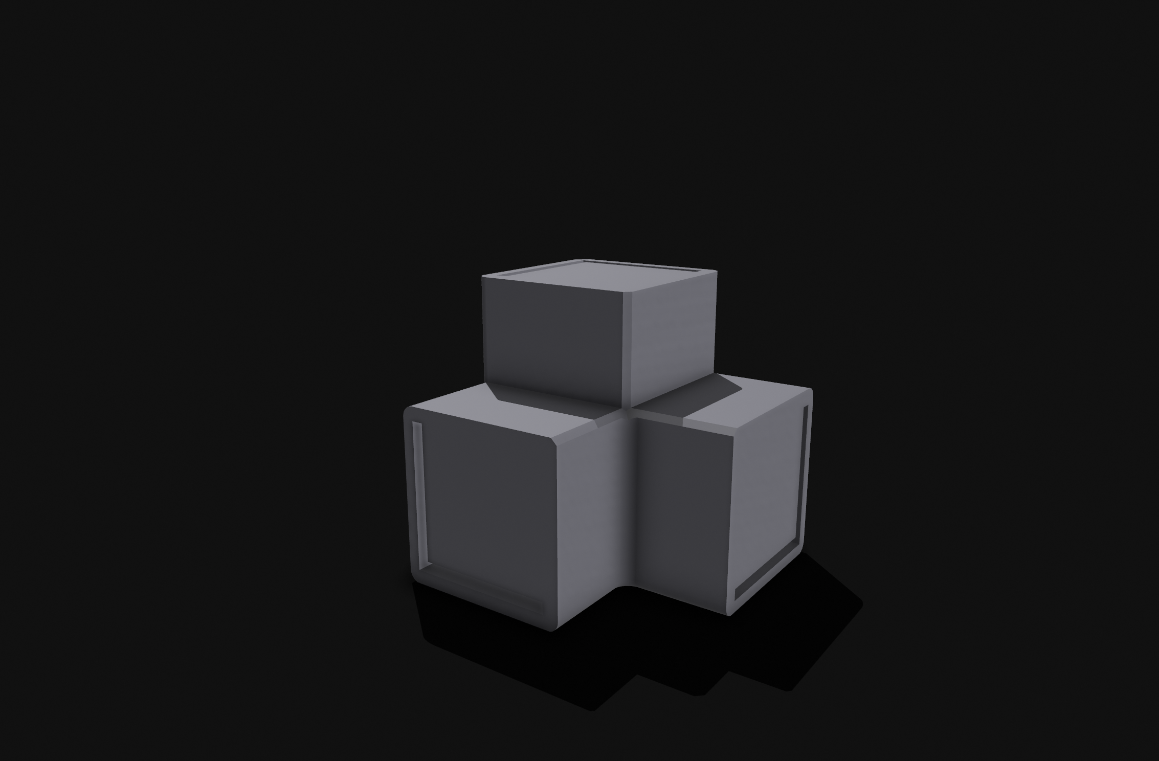 Three ways corner angle bracket by serethor | Download free STL model ...