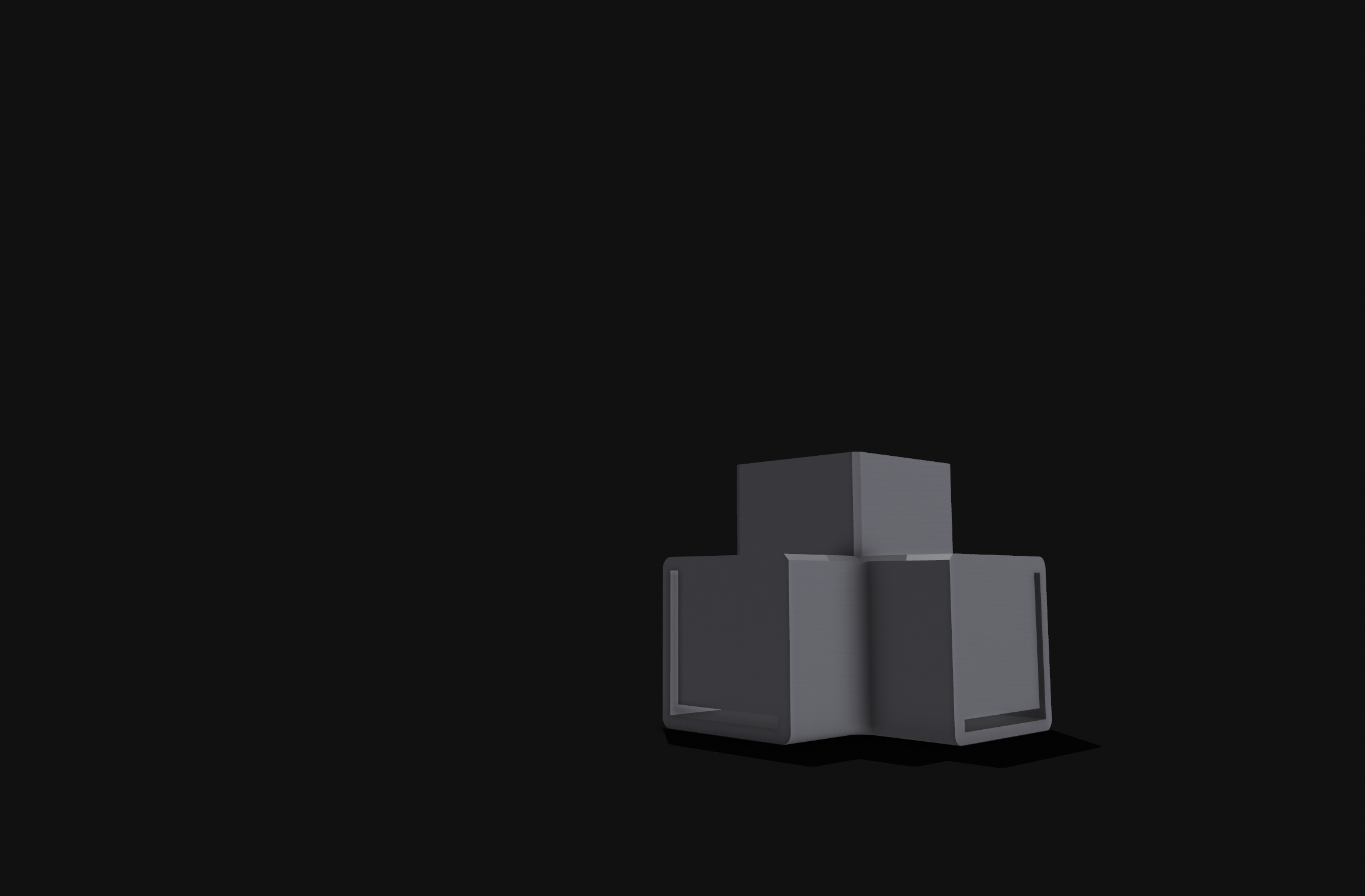 Three ways corner angle bracket by serethor | Download free STL model ...