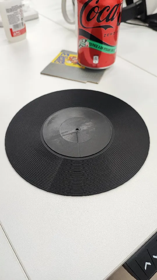Single vinyl record replica by Mikel | Download free STL model ...