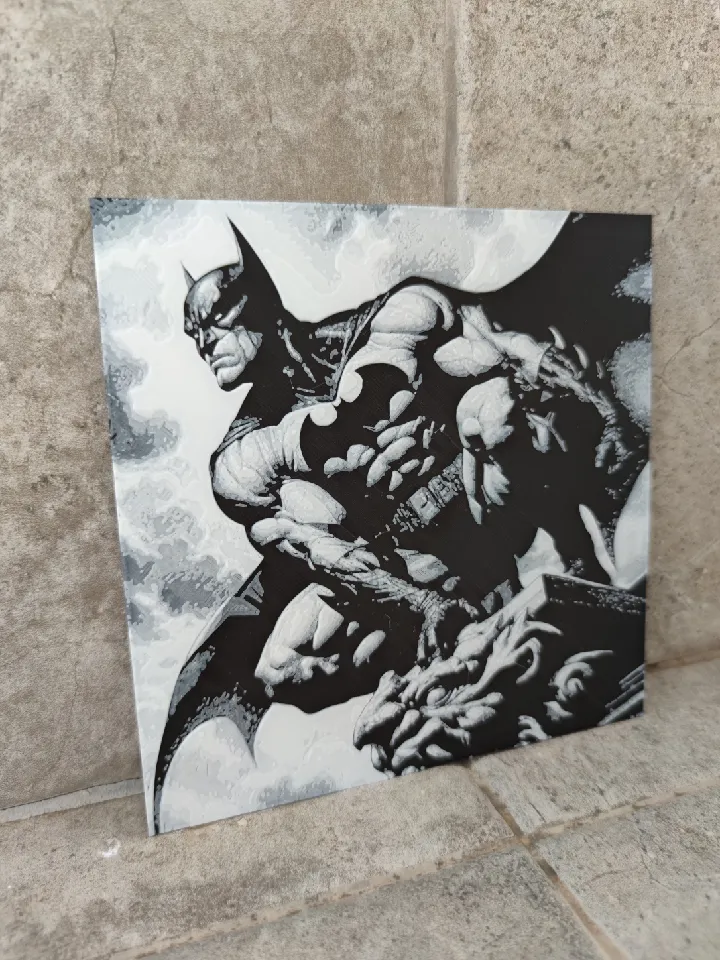 Hueforge Batman by Fernando Ureña Herrero | Download free STL model ...