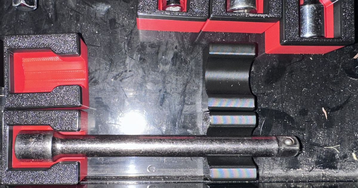 Socket Wrench Extension Organizer by Tim From Sales | Download free STL ...