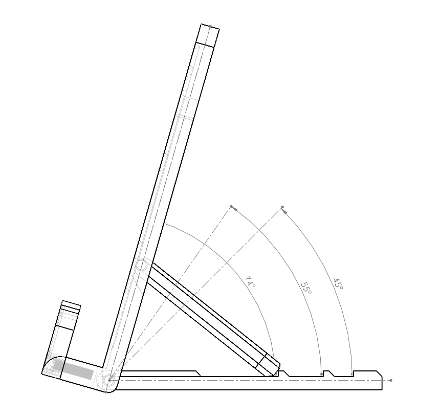 Sturdy Print-in-Place book stand with page holders V2 by davidlagog ...