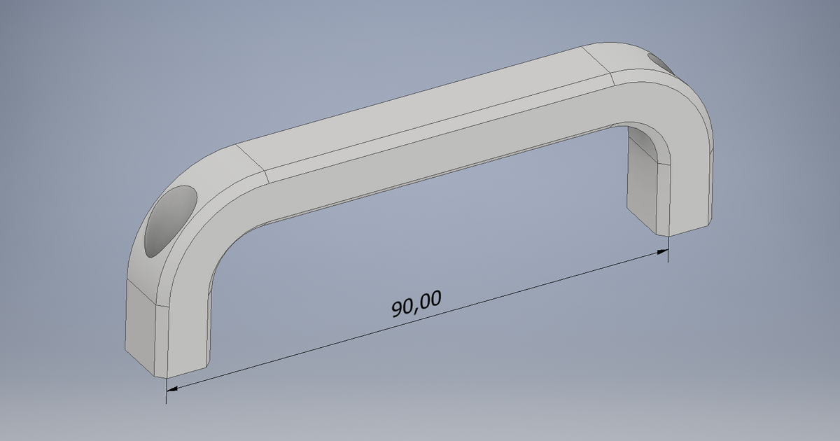 Handle 90mm by Boogie | Download free STL model | Printables.com