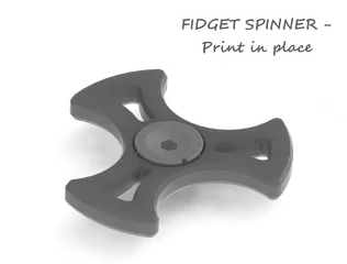 Modern Fidget Spinner (Fully Print In Place!) by UniversalMaker ...