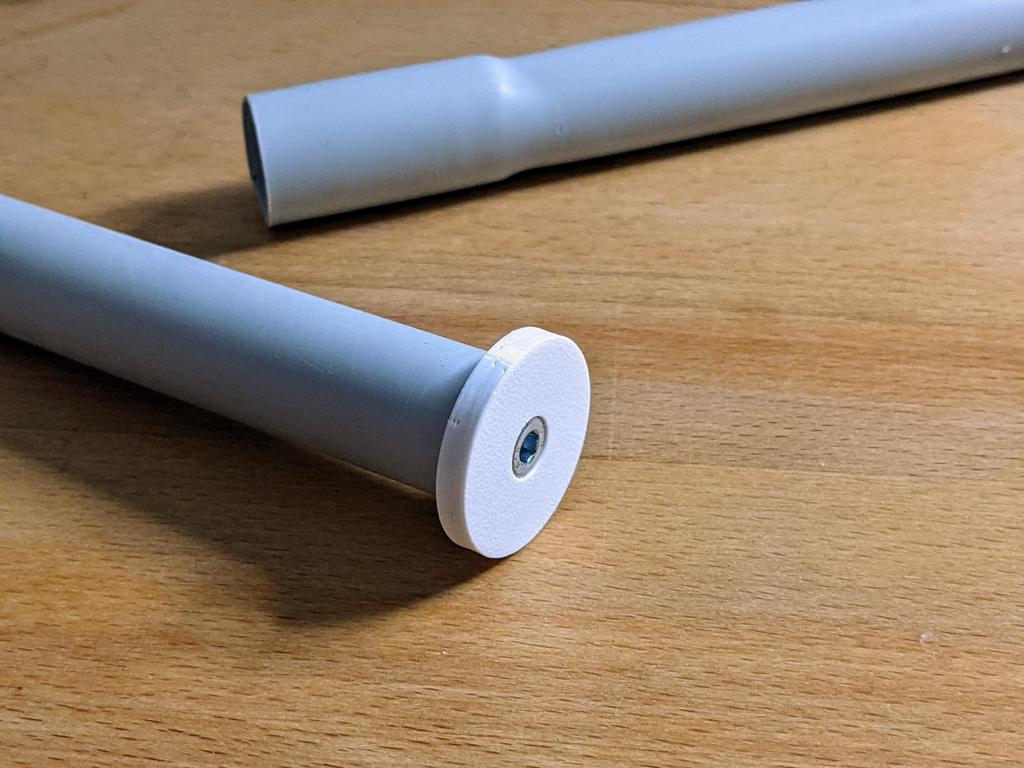 Foot for PVC pipe by t0b1 | Download free STL model | Printables.com