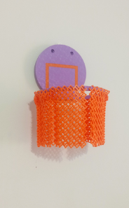 Basketball Hoop with articulated net and airless basketball by Zona 3d ...