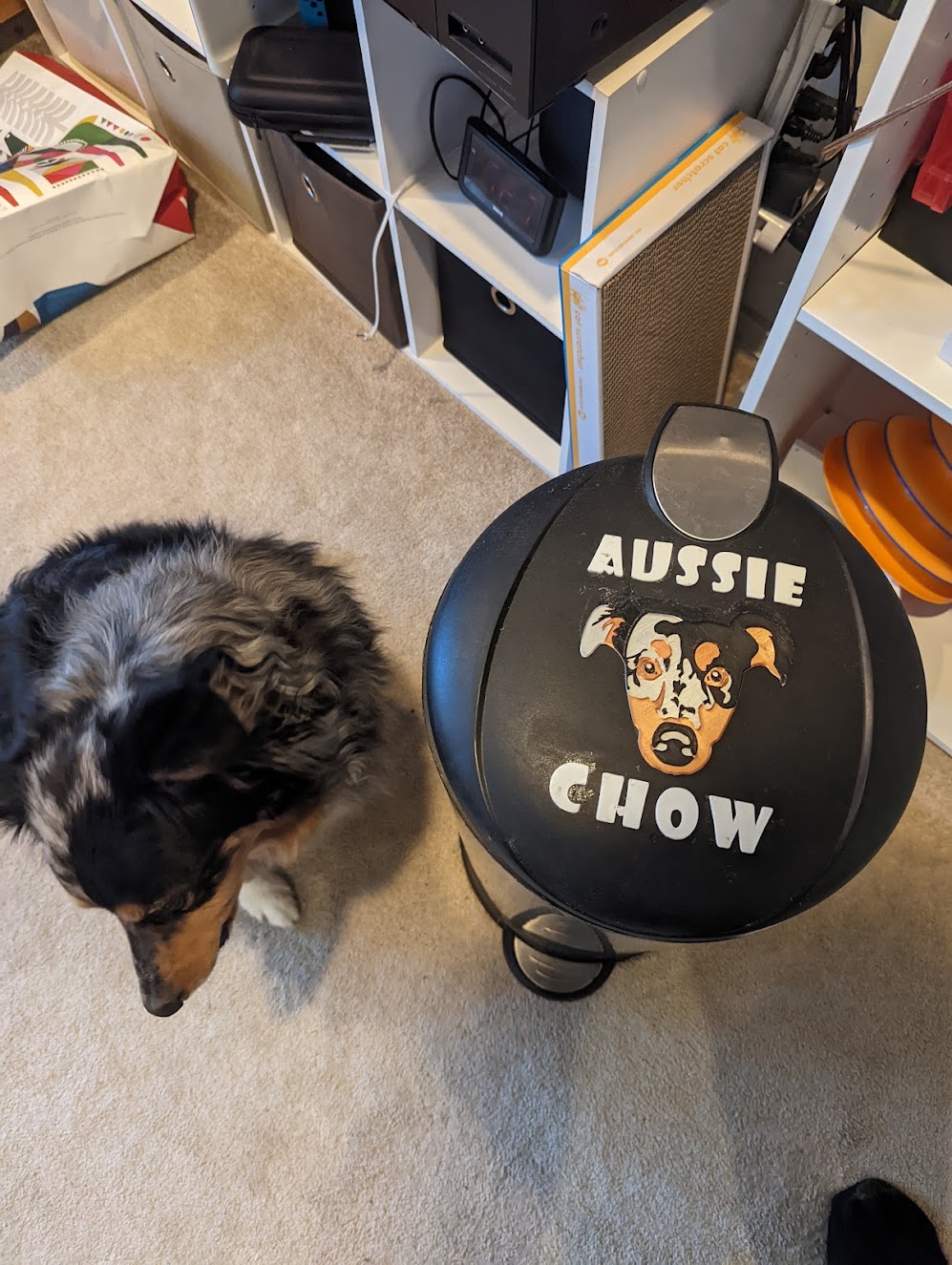 Aussie Chow (dog food label) by Darklyte | Download free STL model ...