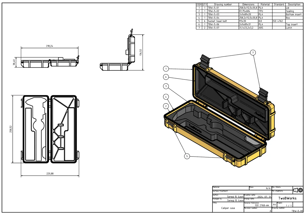 Rugged caliper case by Bálint Leon Seregi | Download free STL model ...