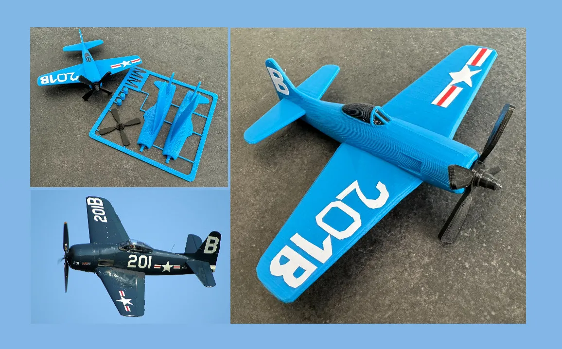 F8F Bearcat kit card by MM | Download free STL model | Printables.com