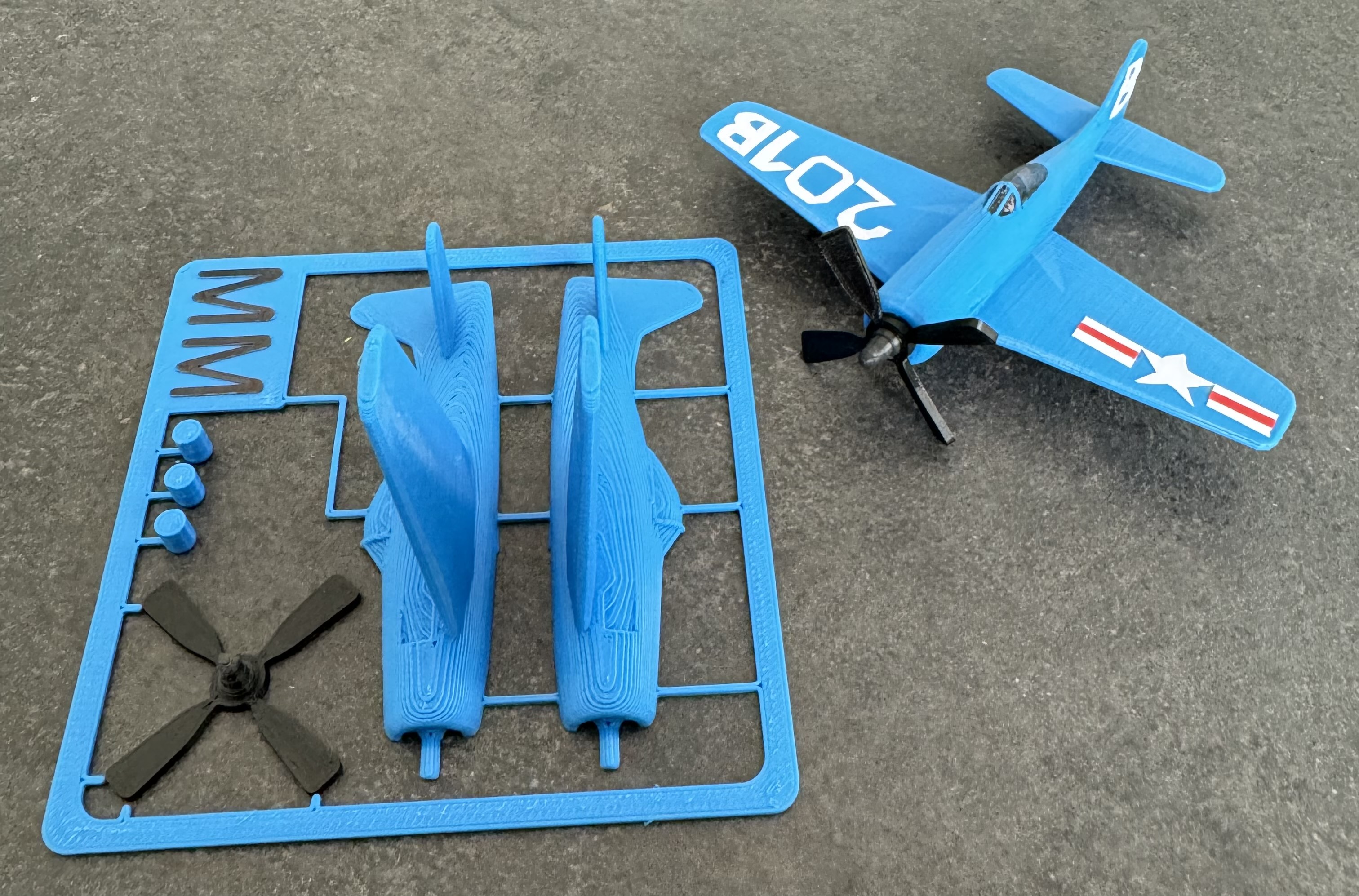 F8F Bearcat kit card by MM | Download free STL model | Printables.com