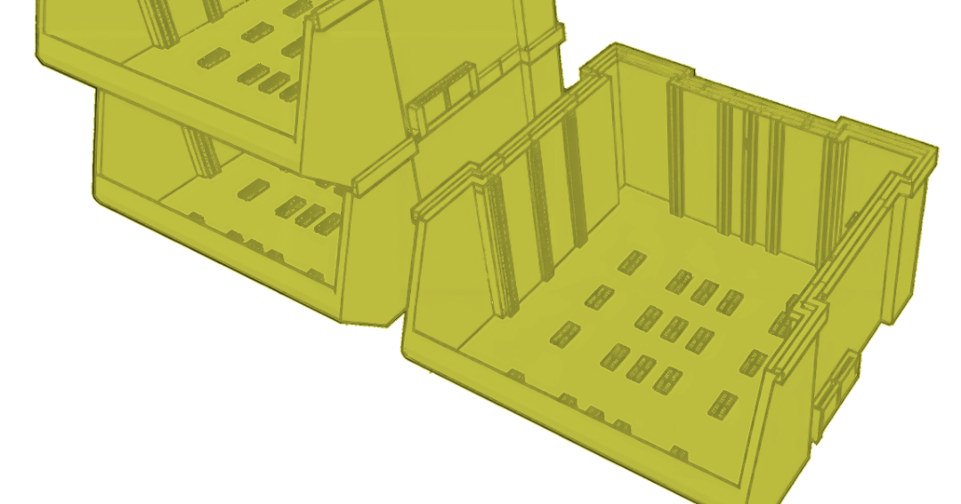 Stackable Boxes 6 v2 (6 Inch / 150mm Depth) by TigerTone | Download ...