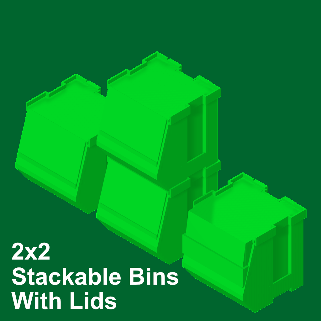 Stackable Boxes 2 v2 Lids by TigerTone | Download free STL model ...