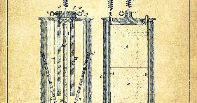 Edison Battery Patent hueforge von Dirk Schröder | Kostenloses STL ...