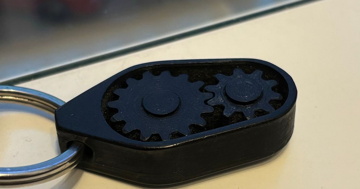Keychain gearbox by the_real_Lennart | Download free STL model ...