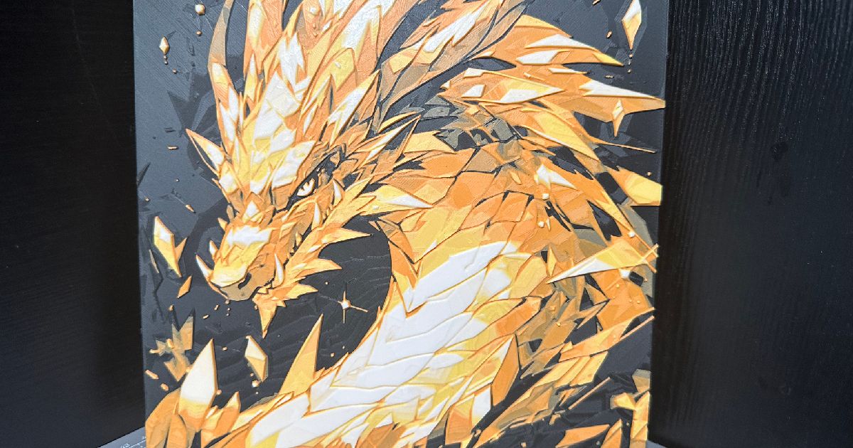 Hueforge_Dragon by 3D Smart | Download free STL model | Printables.com