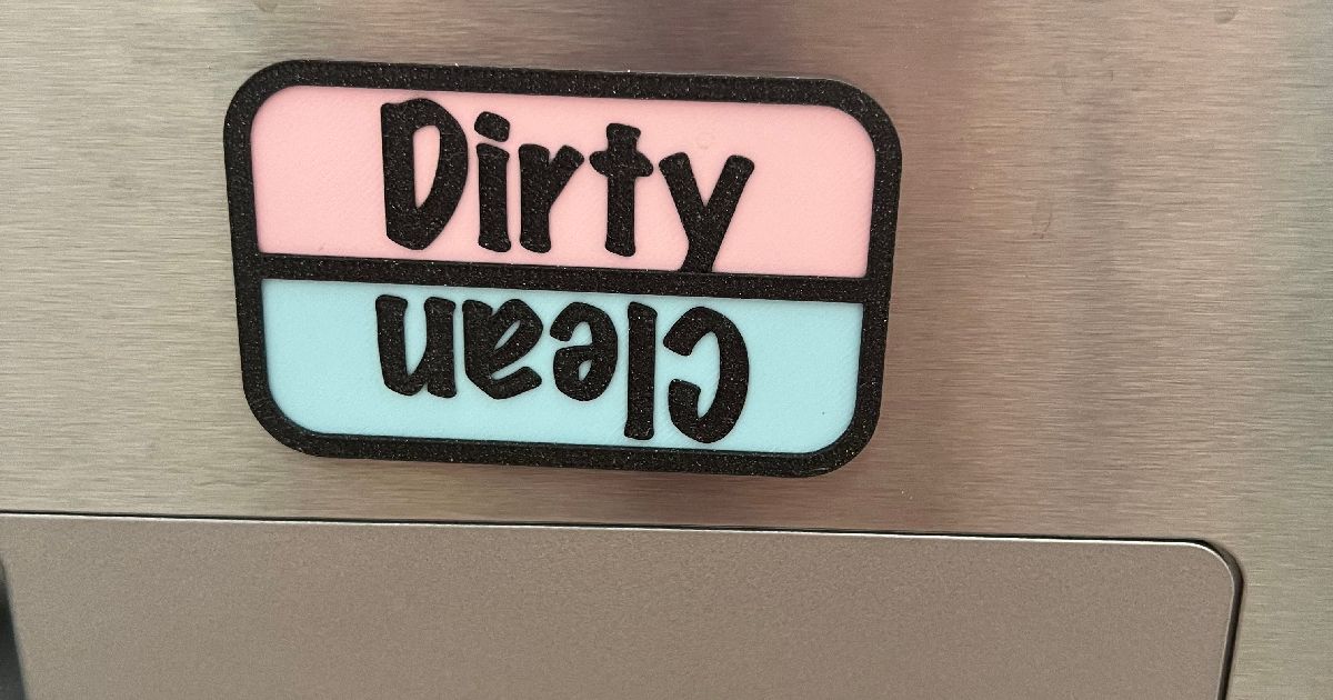 Dishwasher Sign by Ashley | Download free STL model | Printables.com