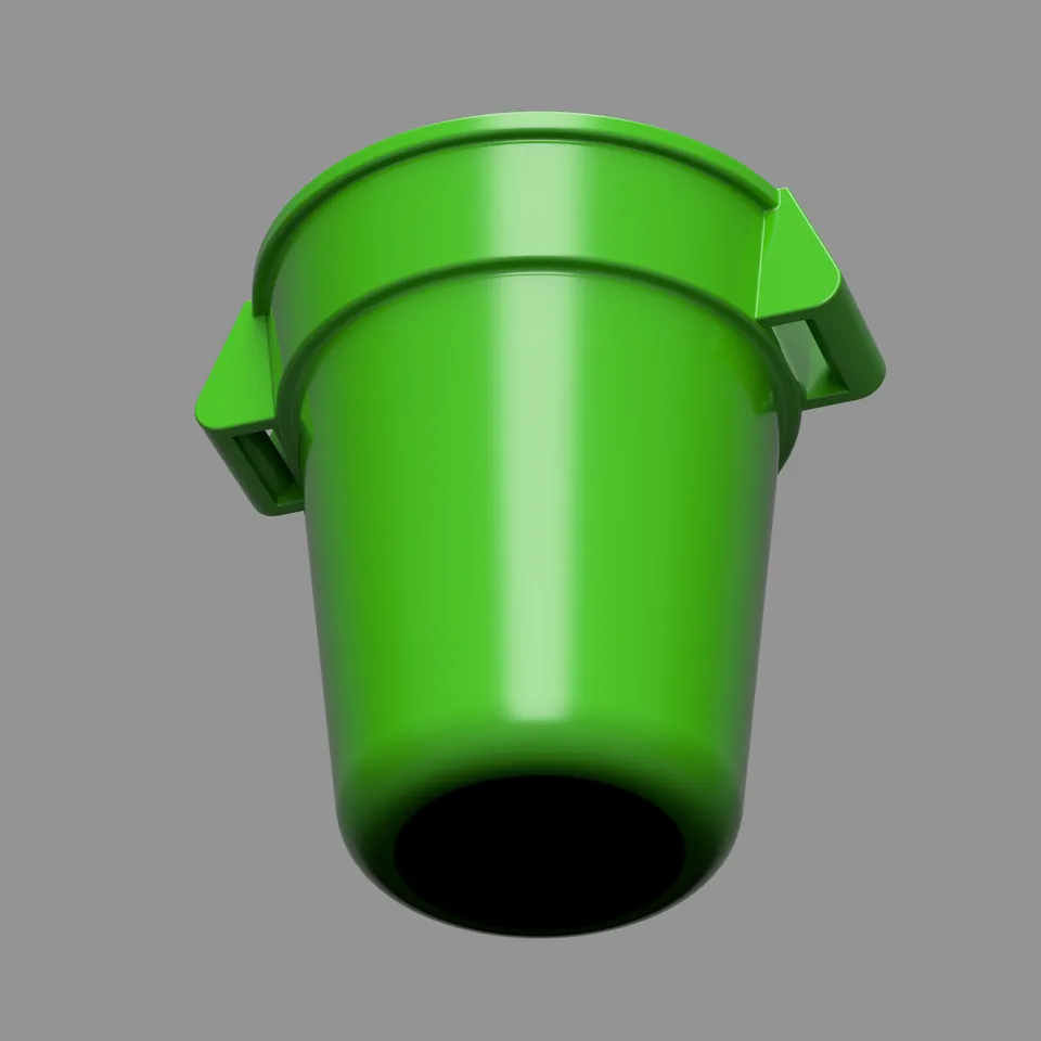Garbage Recycle Bin by FORM 3D | Download free STL model | Printables.com