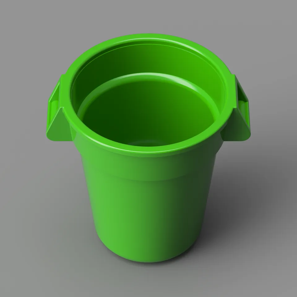 Garbage Recycle Bin by FORM 3D | Download free STL model | Printables.com