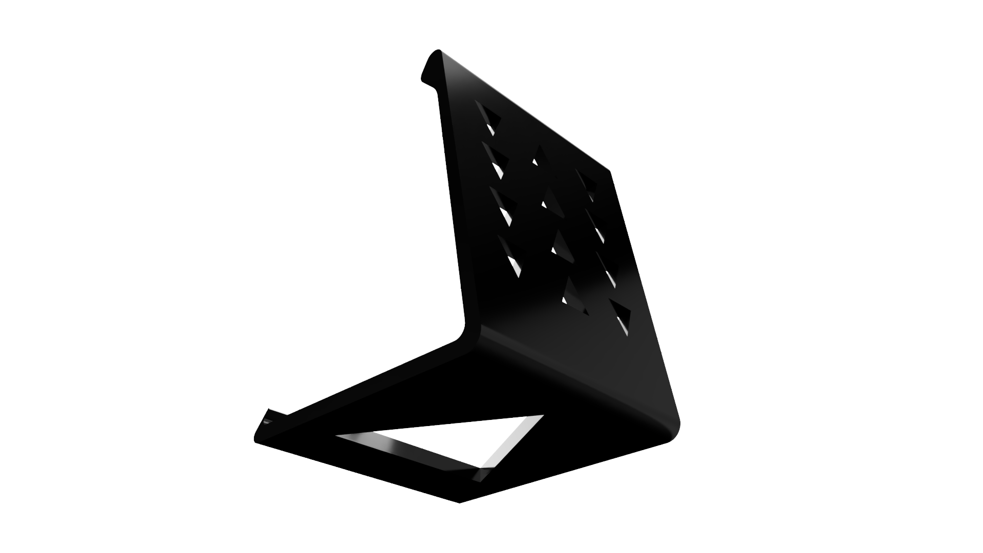 Design triangle phone stand by JUKY23 | Download free STL model ...
