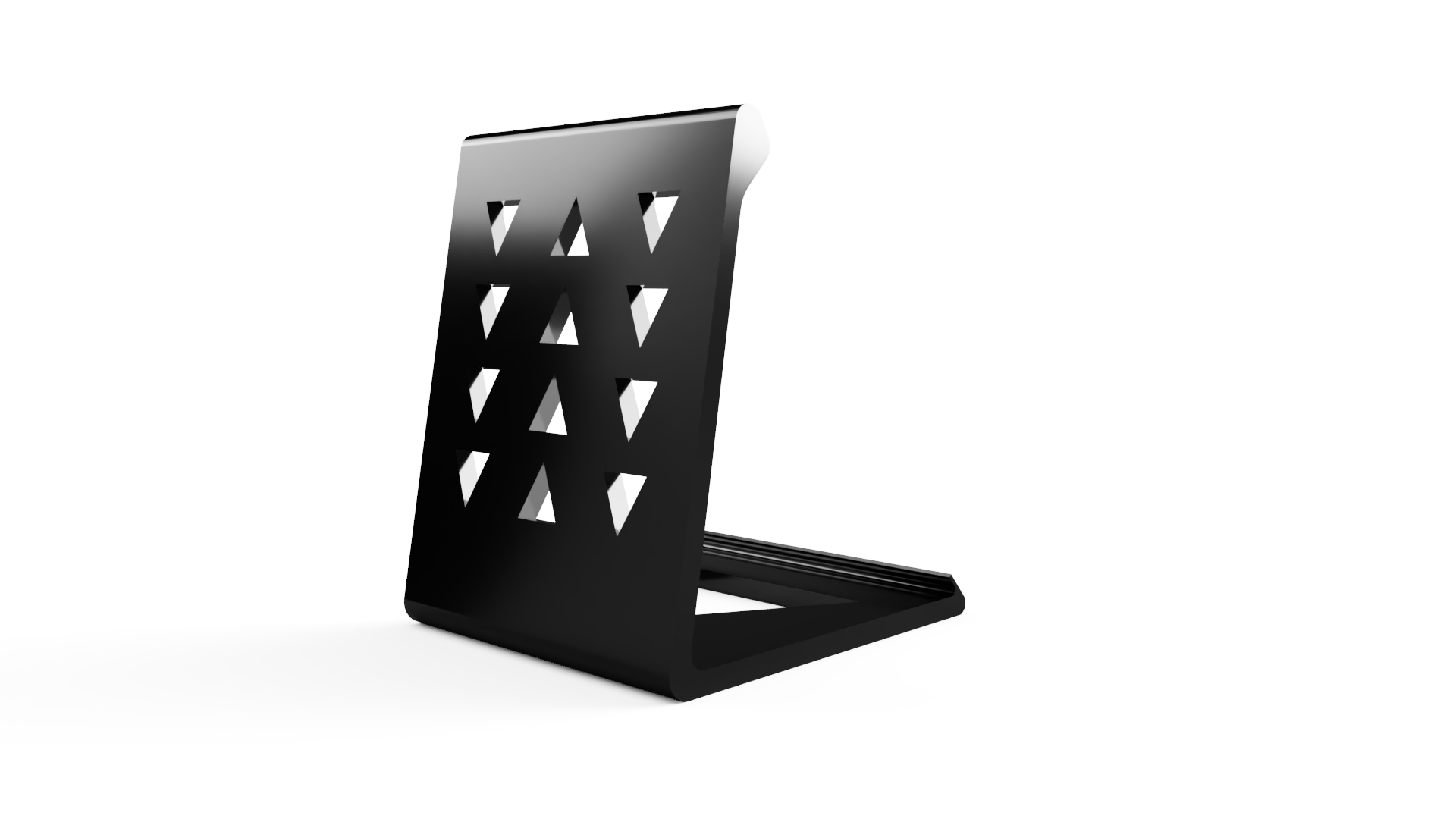 Design triangle phone stand by JUKY23 | Download free STL model ...