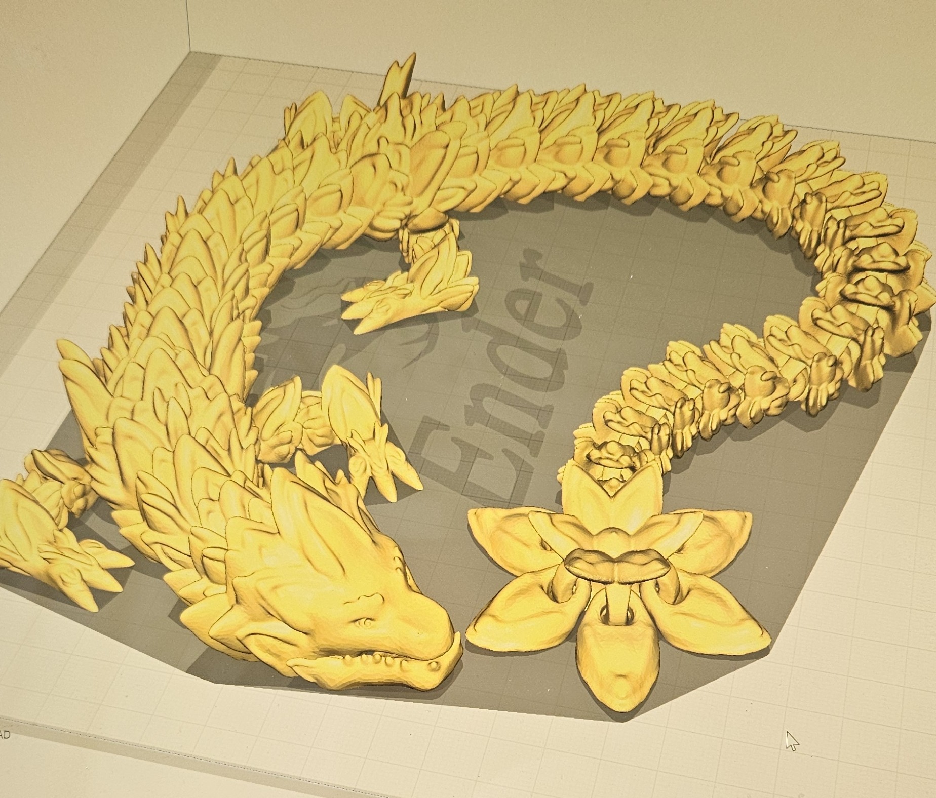 Flail Tail Prime Petal Dragon articulating flexi by keith moore ...