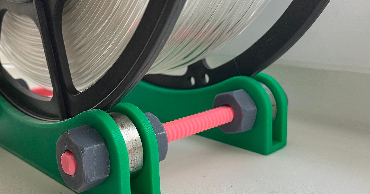 The Ultimate Spool Holder with rods by oblivious | Download free STL ...