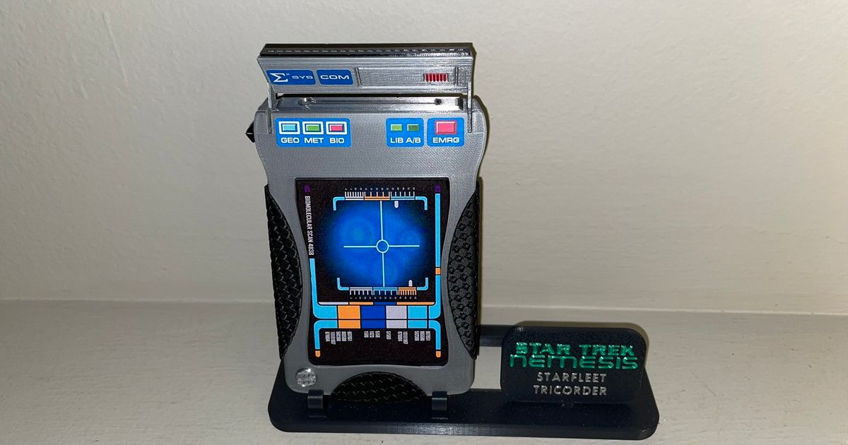 Star Trek: Nemesis Tricorder by 𝗨𝗻𝗶𝗺𝗮𝘁𝗿𝗶𝘅𝗥𝗲𝗱🪐🌠 | Download free STL ...