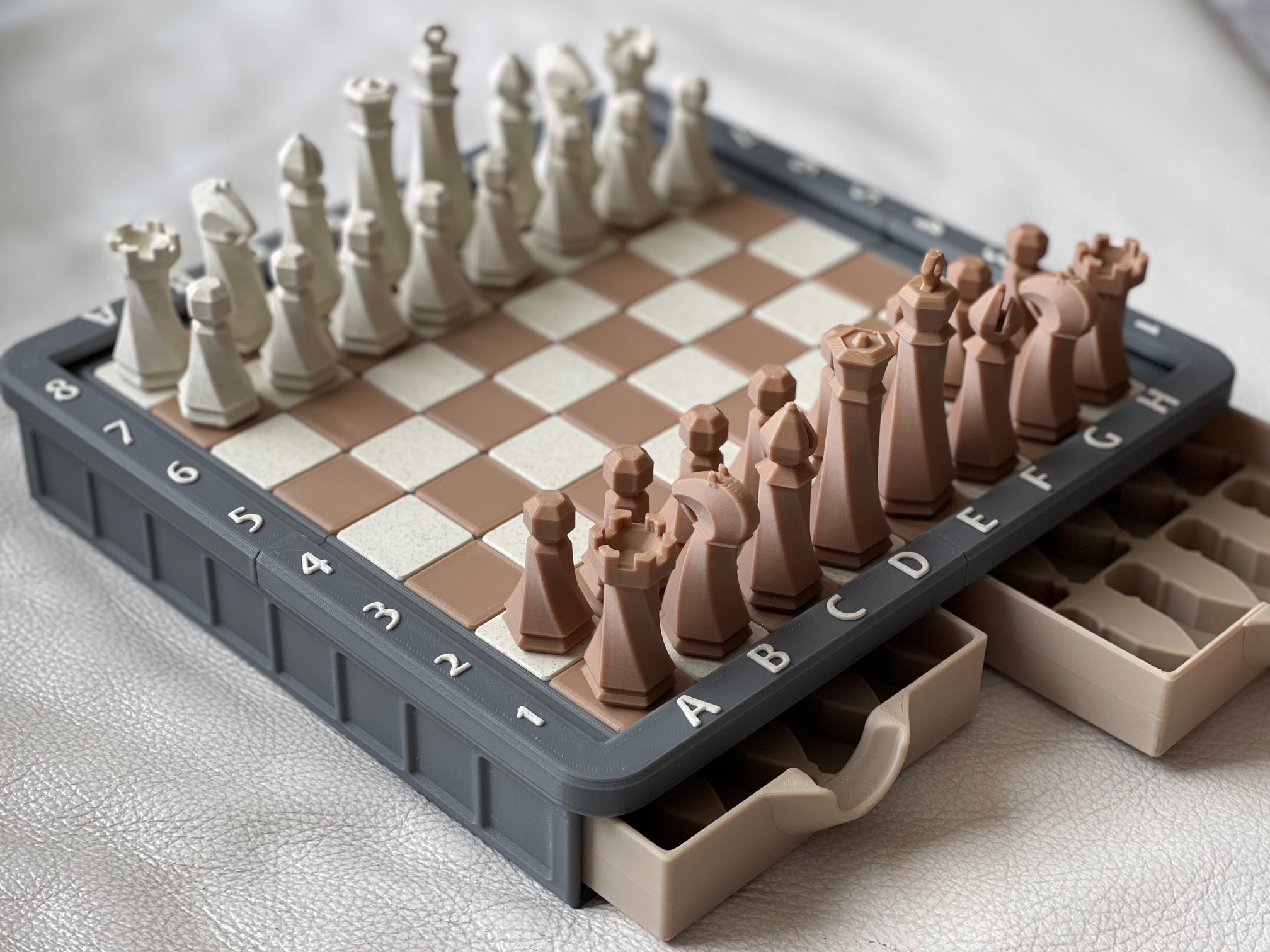 Magnetic Chessboard with Integrated Storage by vmLOGIC | Download free ...