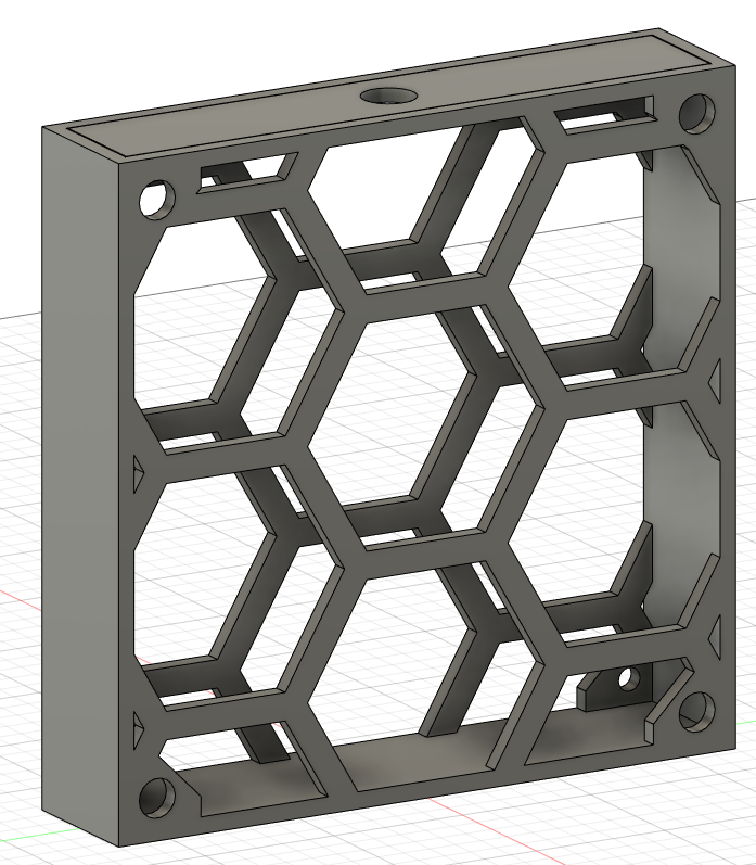 Filter Cage Mount for 120mm computer fan by Be Me | Download free STL ...