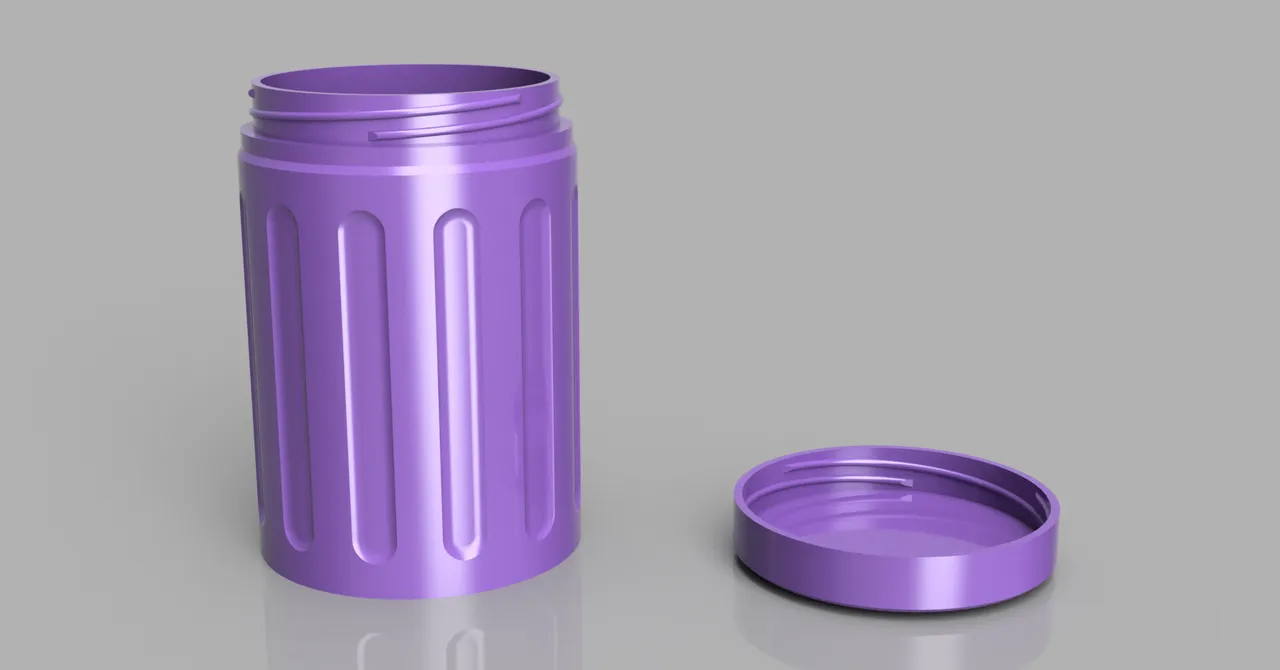 Jar with Triple Start Threads by Samuel Lobo | Download free STL model ...