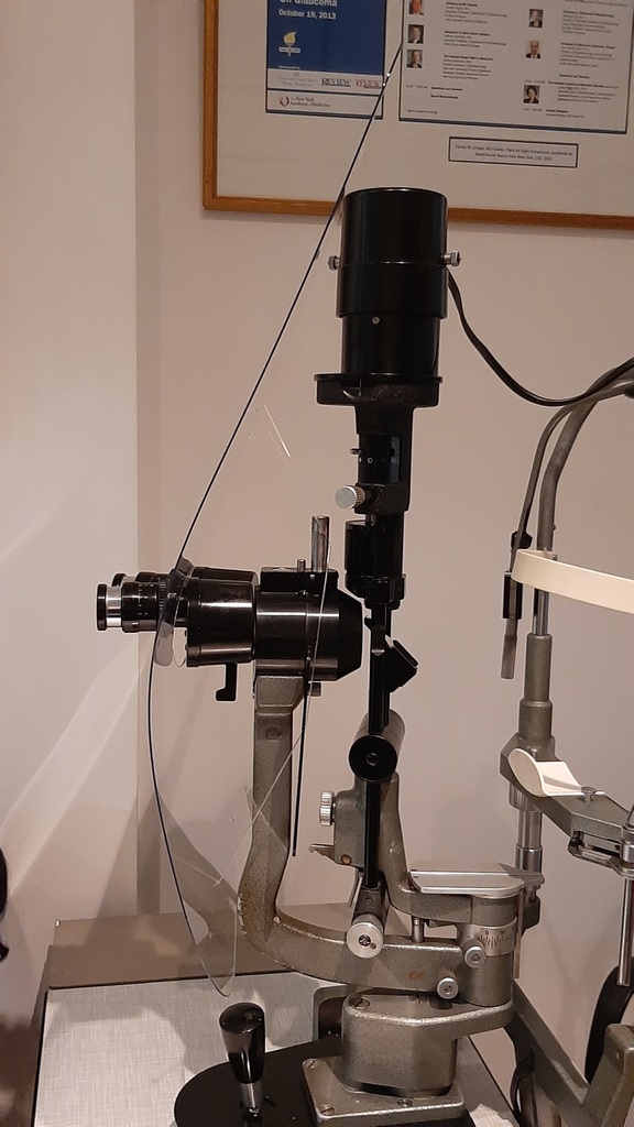 Slit lamp shield by EkoMakers | Download free STL model | Printables.com