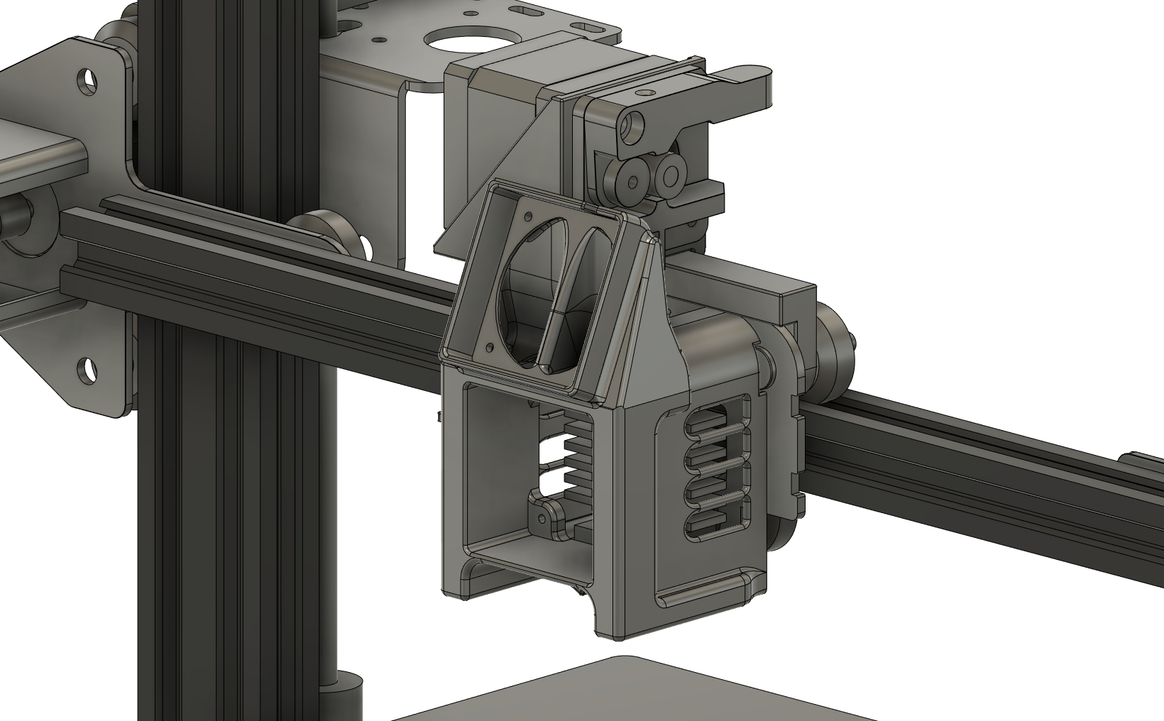 ender3 box fan shroud with twin cooling by STI_rallyracer | Download ...